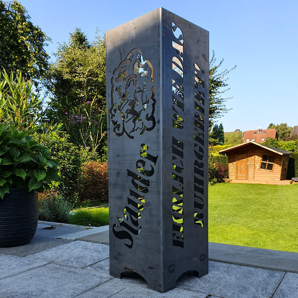 Stauder Feuertonne - Logo – Rostige Aussichten GbR