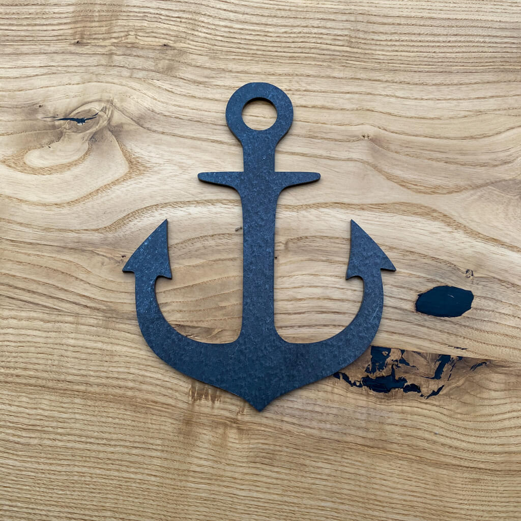 Anker Maritime Wand-Deko – Rostige Aussichten®